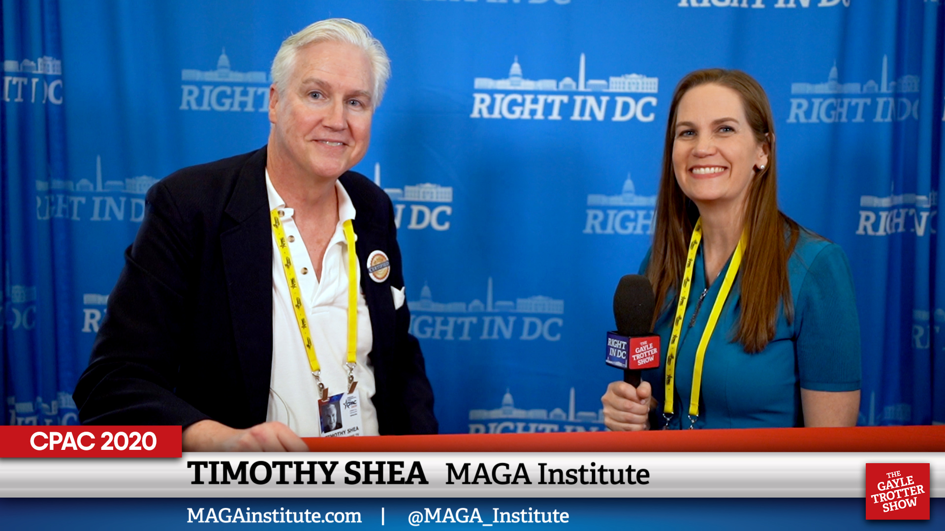 Interview at CPAC 2020 with Timothy Shea: Certifying America-First ...